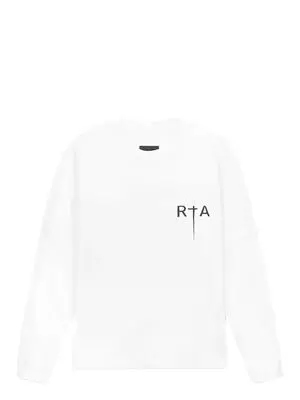RtA Greatest Hits-print Long-sleeve T-shirt - White