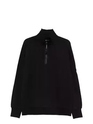 C.P. COMPANY Half-zip Pocket Sweatshirt - Black