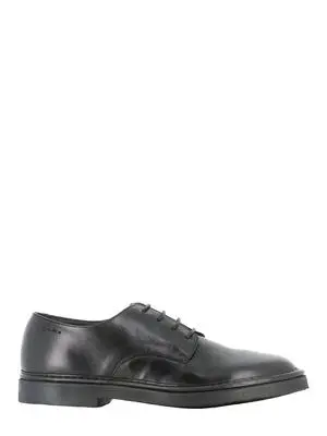 ALEXANDER HOTTO Lace-up Leather Derby Shoes - Black