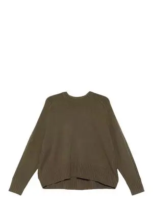Eric Bompard Ribbed Crew-neck Sweater - Green