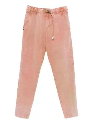 WHITE SAND Corduroy Drawstring Trousers - Pink