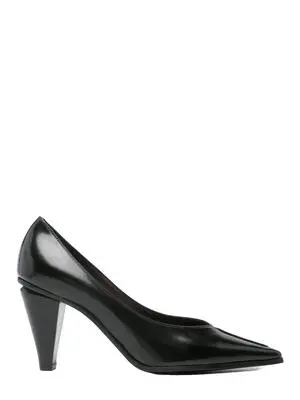 Roberto Festa Pointed-toe Leather Pumps - Black