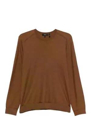 THEORY Crew-Neck Silk-Blend Sweater