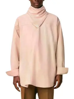 Ami Bandana-detail Shirt - Pink