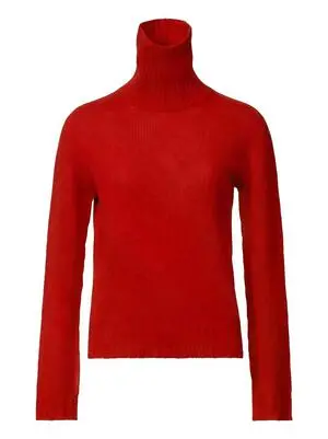 Fabiana Filippi Turtleneck Ribbed Sweater - Red