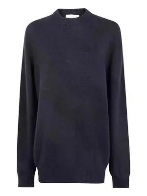 LANEUS Crew-neck Merino Jumper - Black