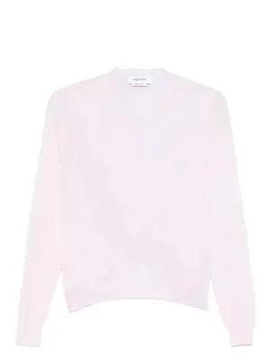Alexander McQueen Long-sleeve Crew-neck Top - Pink