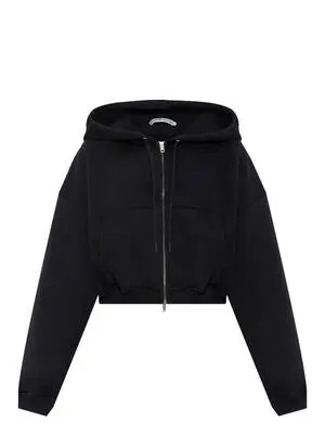 Alexander Wang Cotton Zip-up Hoodie - Black