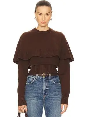 Ronny Kobo Ronny Kobo Evian Knit Top Chocolate