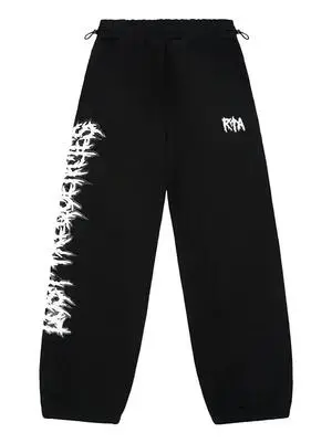 RtA Rafa Graphic-print Track Pants - Black