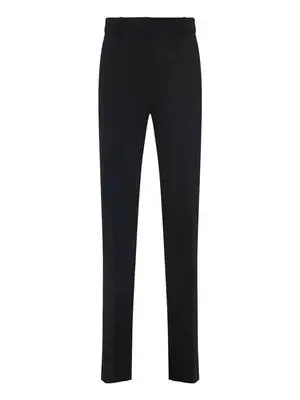 Jacquemus Camargue High-waisted Straight-leg Trousers - Black