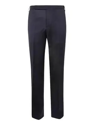 LARDINI Wool Trousers - Black