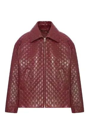 Gucci GG Embossed Jacket Red