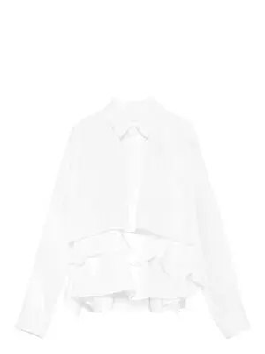 Sacai Ruffled Layered Shirt - White