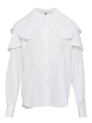 Noir Kei Ninomiya Cotton Blouse - White