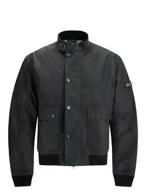 BARBOUR INTERNATIONAL Traction Waxed Button-fastening Jacket - Green