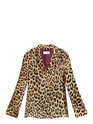 Malìparmi Leopard-print Jacket - Brown