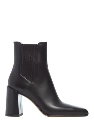 GABRIELA HEARST Luke High Heel Ankle Boot In Black Leather