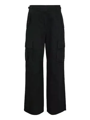 Ulla Johnson Aiden Cargo Trousers - Black