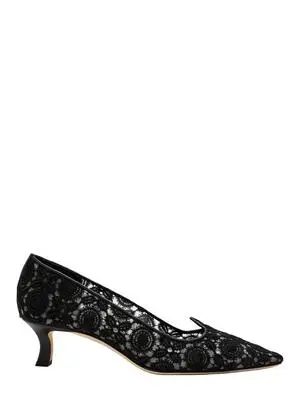 MANOLO BLAHNIK Euridi 50 Lace Pumps