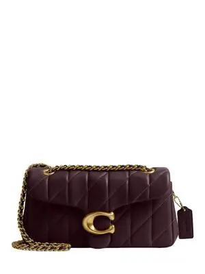 COACH® Tabby Shoulder Bag 26 With Pillow Quilting - Nappa Leather/brass/black Currant