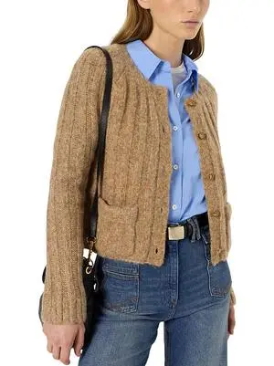 Gerard Darel Eluana Cardigan - Camel