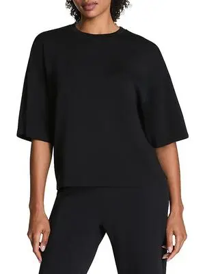 Spanx Airessentials Boxy Tee - Very Black