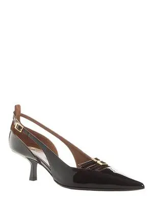 GIUSEPPE ZANOTTI Pointed Buckle Pumps - Black