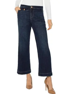 LIVERPOOL Stride Ankle Wide Leg Jeans - Albany