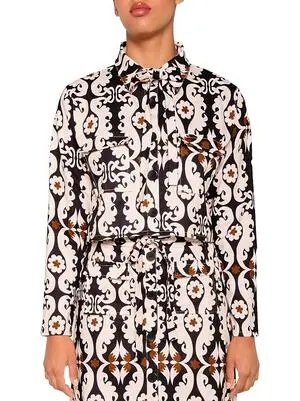 THE LULO PROJECT Paisley Print Cotton-blend Jacket - Maxi Paisley