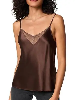 Lilysilk Lace Silk 2-in-1 Cami - Dark Brown