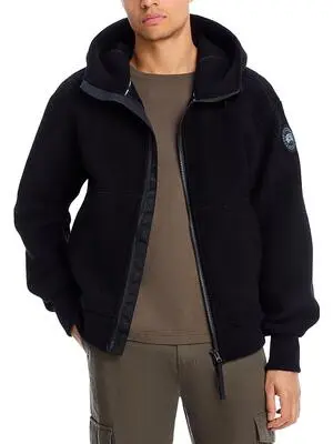 Canada Goose Chilliwack Fleece Bomber Jacket - Black