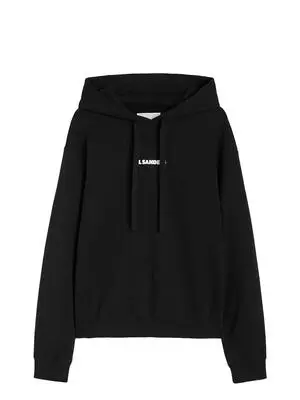 JIL SANDER Sweatshirt With Hoodie - Black