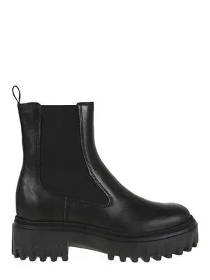 Hogan H700 Leather Chelsea Boots - Black