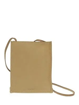 THE ROW TO GO Small Leather Tote Bag Yellow