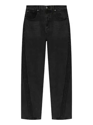 AMISH Straight Fit Jeans Black