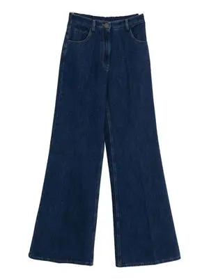 FORTE_FORTE Flared Denim Jeans - Blue