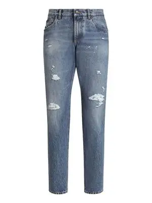 Dolce & Gabbana Ripped Jeans - Blue
