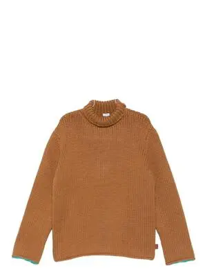 Rick Owens Virgin Wool Turtleneck Sweater - Brown