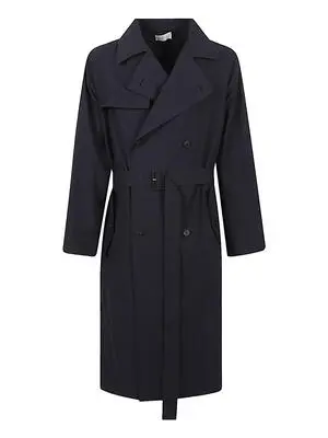 THE ROW Rainard Cotton Trench Coat - Blue