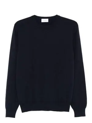 Malo Thin Wool Sweater - Blue
