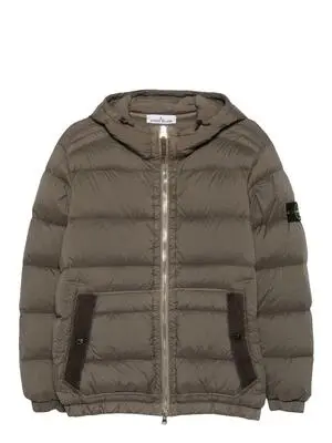 JIL SANDER Herno Hooded Down Jacket - Green