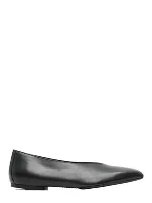Rick Owens Leather Ballet Flats - Black