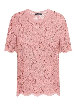Ermanno Scervino Lace Top - Pink