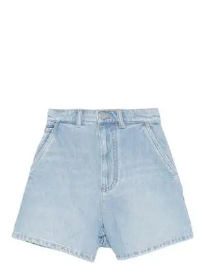 Fendi Denim Bermuda Shorts - Sky Blue