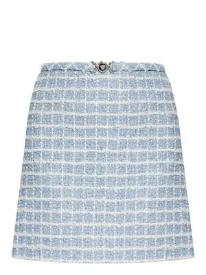 VERSACE Tweed Mini Skirt