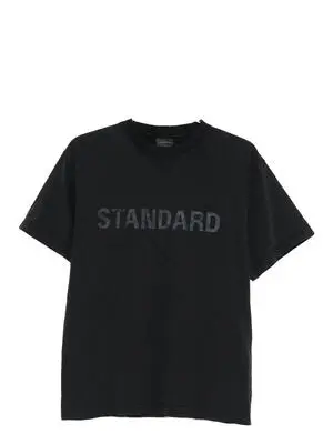 Balenciaga Standard Cotton T-shirt - Black
