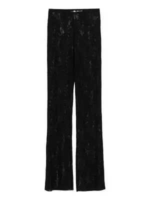 Norma Kamali Lace Trousers - Black