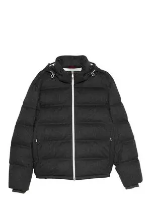 Herno Wool Down Jacket - Grey