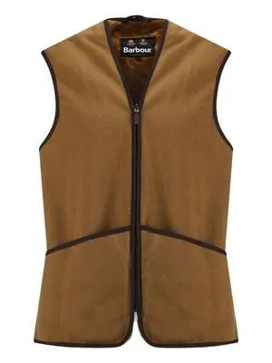 Barbour Waistcoat Zip Liner - Brown